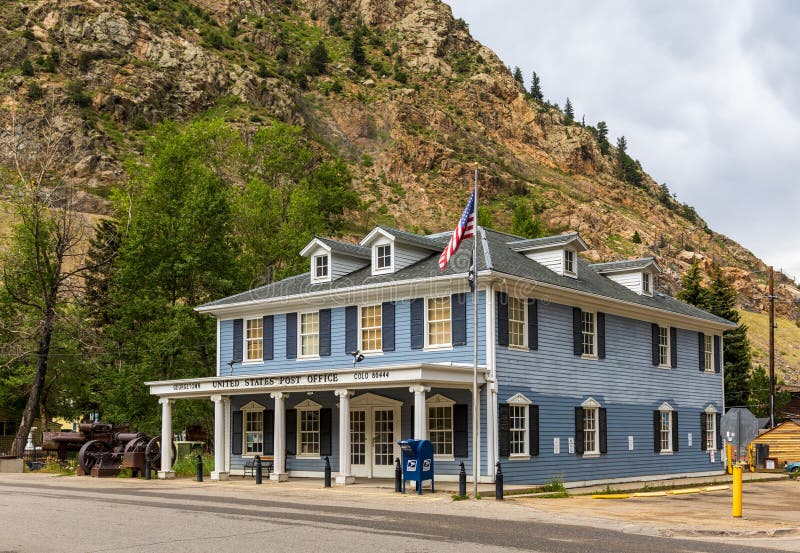 Georgetown, Colorado - August 4, 2024: Historic Post Office Building ...