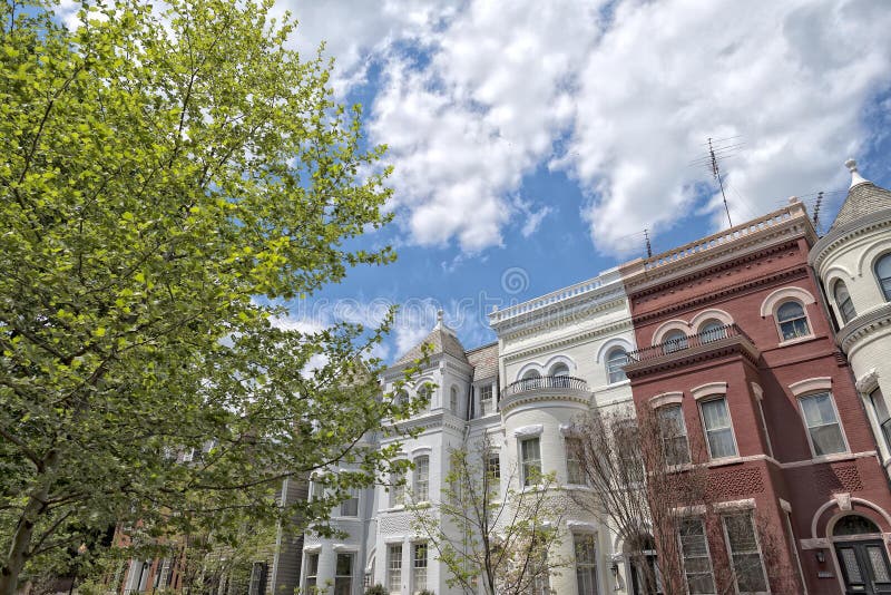Row Houses stock photo. Image of rowhouses, maryland, baltimore - 1567774