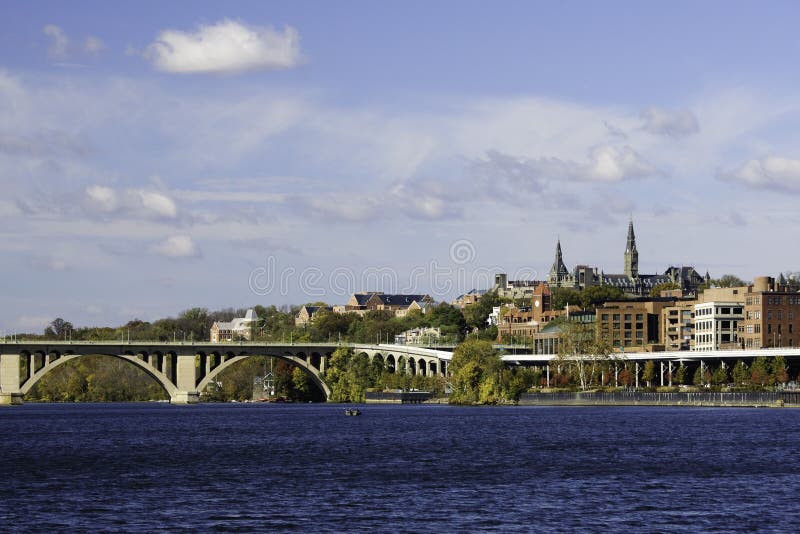 Georgetown Do Rio De Potomac, Washington DC Imagem de Stock - Imagem de ...