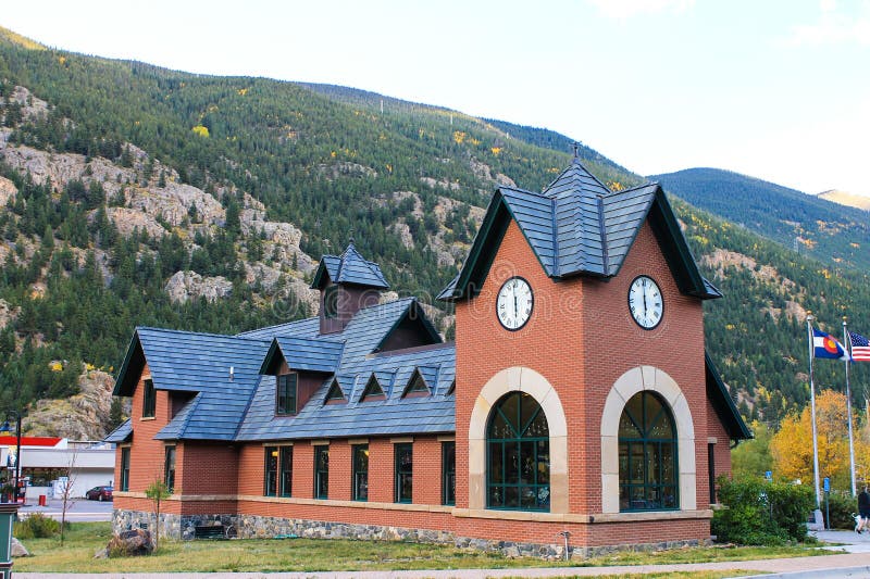 Georgetown Gateway Visitor Center at Colorado Stock Photo - Image of ...