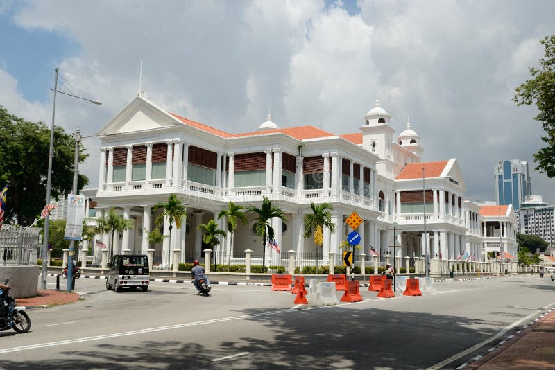 The Building Mahkamah Bintulu, City Bintulu, Borneo, Sarawak, Malaysia ...