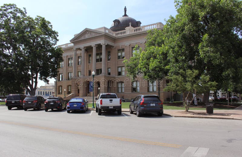 Georgetown, TX - June 7, 2023: Historic Williamson County Courthouse ...
