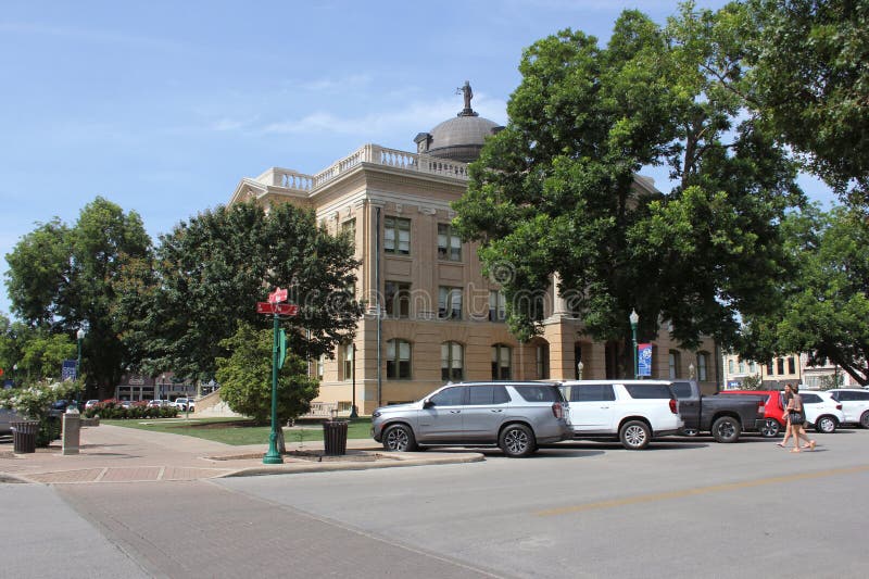 Georgetown, TX - June 7, 2023: Historic Williamson County Courthouse ...