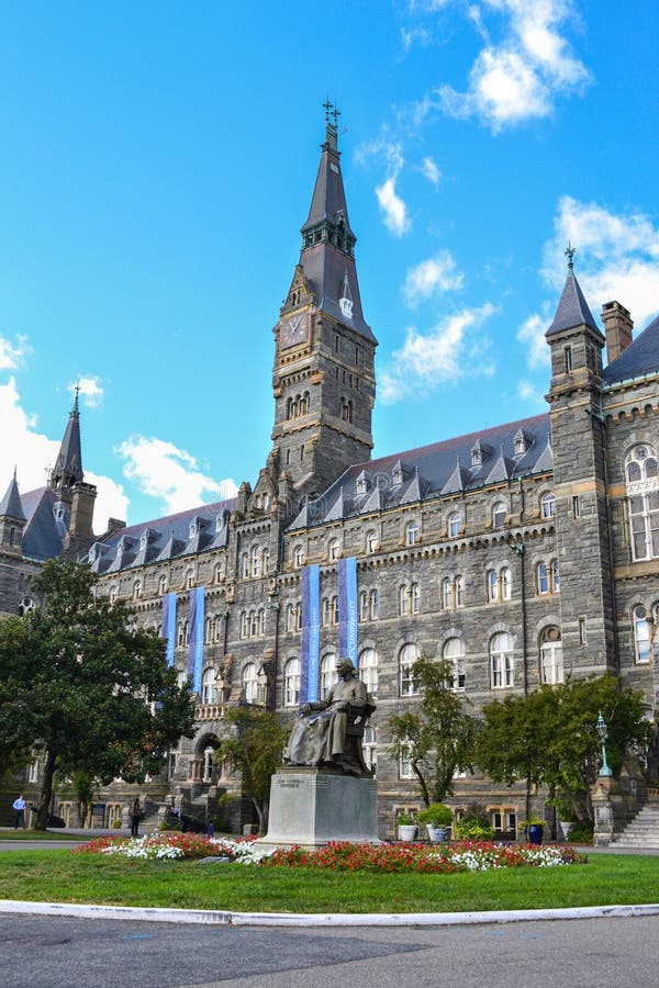 Georgetown University Campus in Washington DC Stock Photo - Image of ...