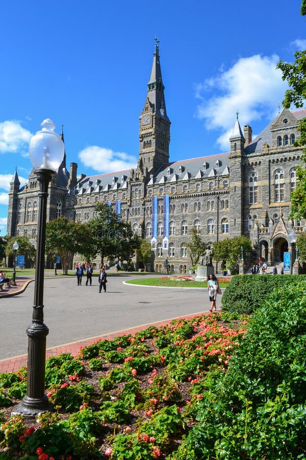 Georgetown University Campus Editorial Stock Image - Image of campus ...