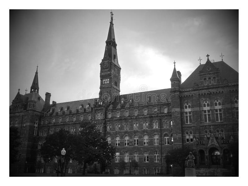 Georgetown University stock image. Image of building - 77330197