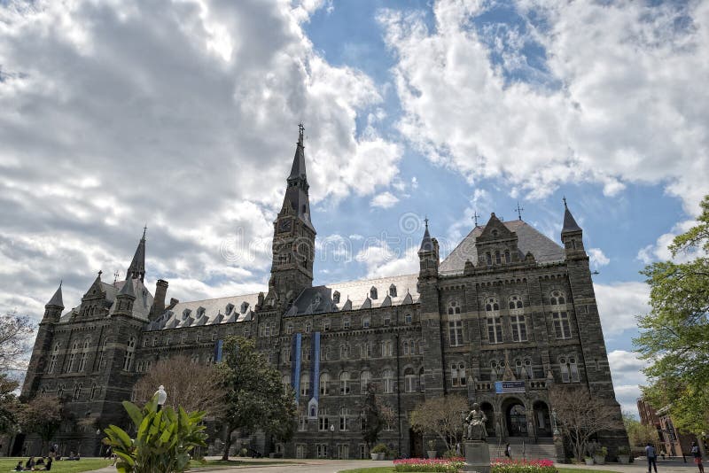 Georgetown University in Washington DC Stock Image - Image of building ...