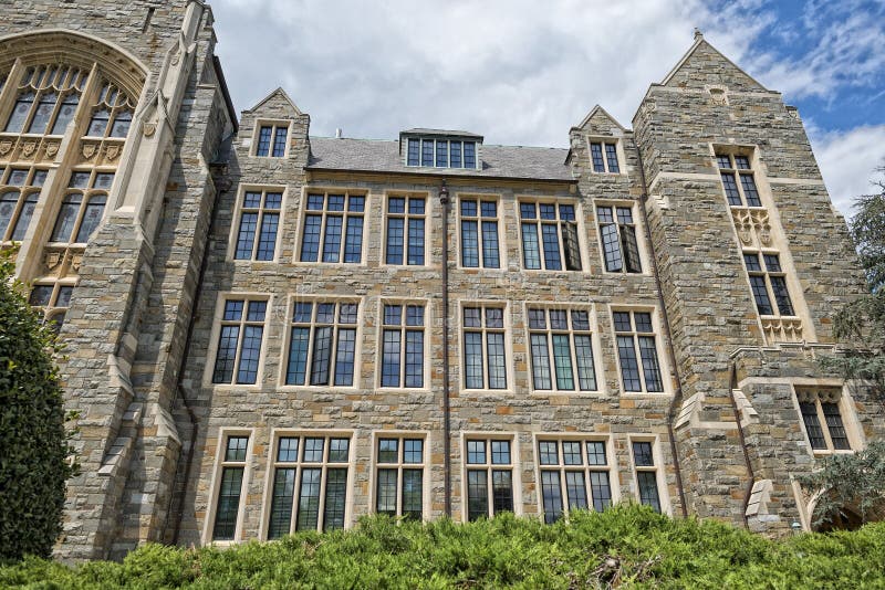Georgetown University in Washington DC Stock Photo - Image of building ...