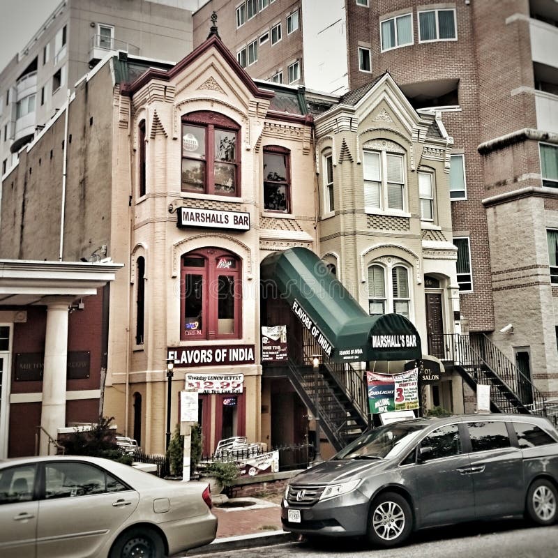 Georgetown in Washington DC Editorial Image - Image of georgetown, cars ...