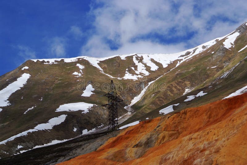 Georgia berg i sommartid arkivfoto. Bild av kant, kaukasien - 64255346