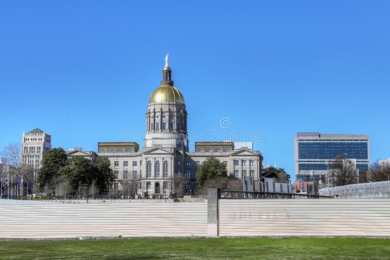 Georgia Capitol Building in Atlanta Editorial Image - Image of dome ...