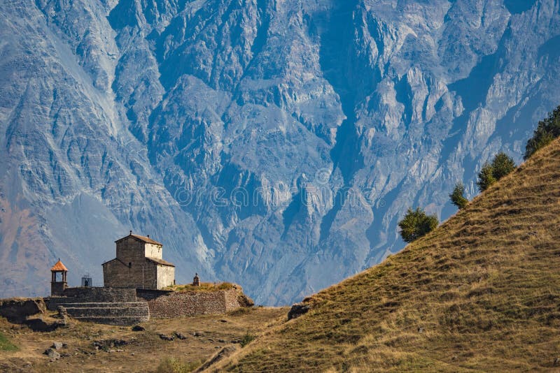 Church on the mountain stock image. Image of alpine - 123997019