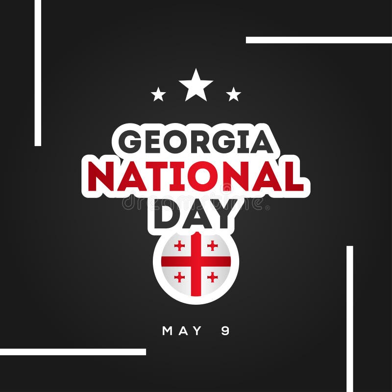 Georgia Independence Day Vector Design Illustration for Celebrate ...