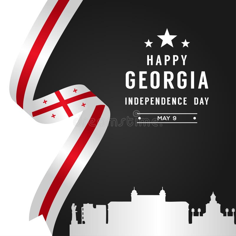Georgia Independence Day Vector Design Illustration for Celebrate ...