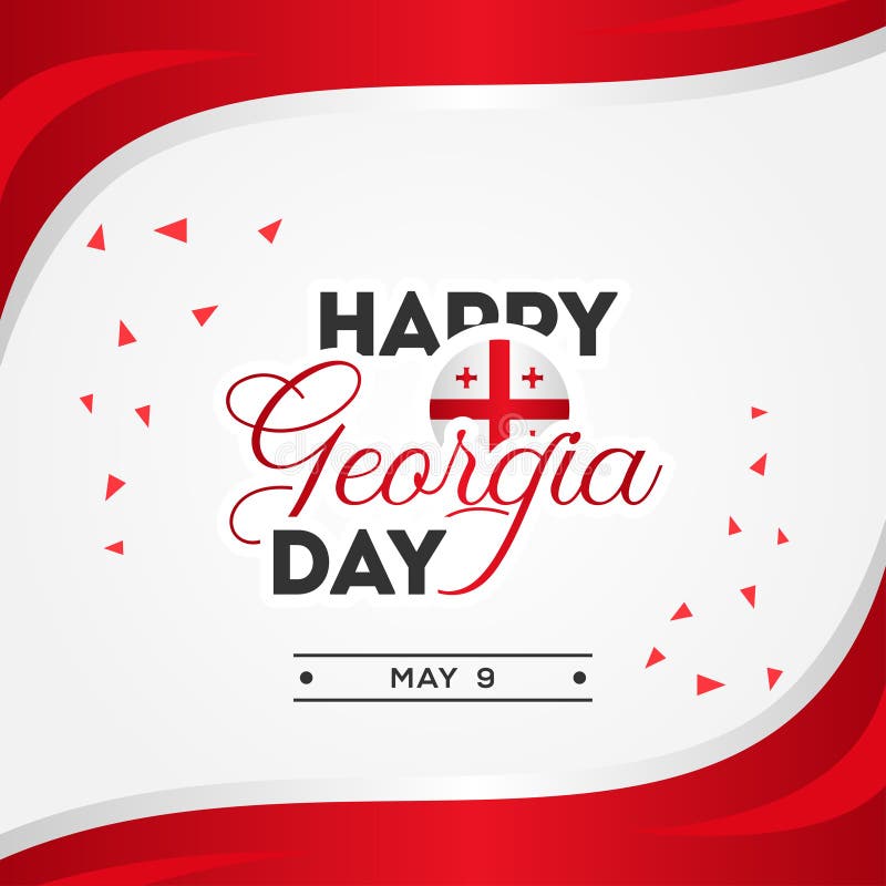 Georgia Independence Day Vector Design Illustration for Celebrate ...