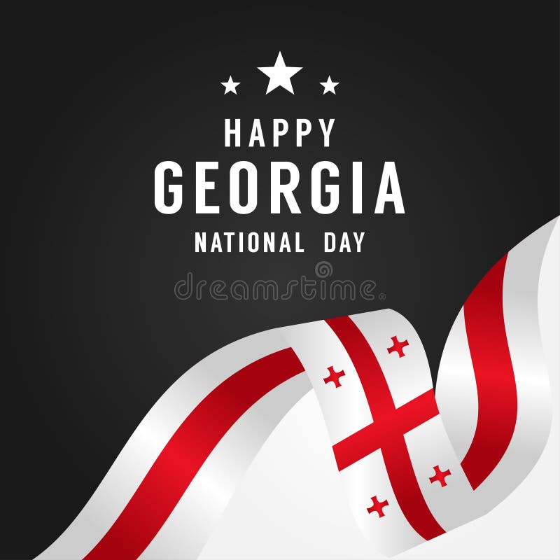 Georgia Independence Day Vector Design Illustration for Celebrate ...