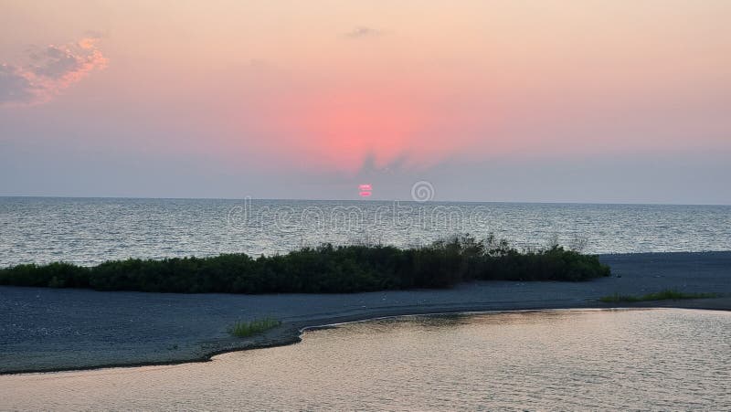 Georgia INGURI RIVER Sunset Sea Stock Photo - Image of georgia, river ...