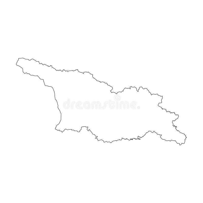 Georgia map icon stock illustration. Illustration of continent - 350039160