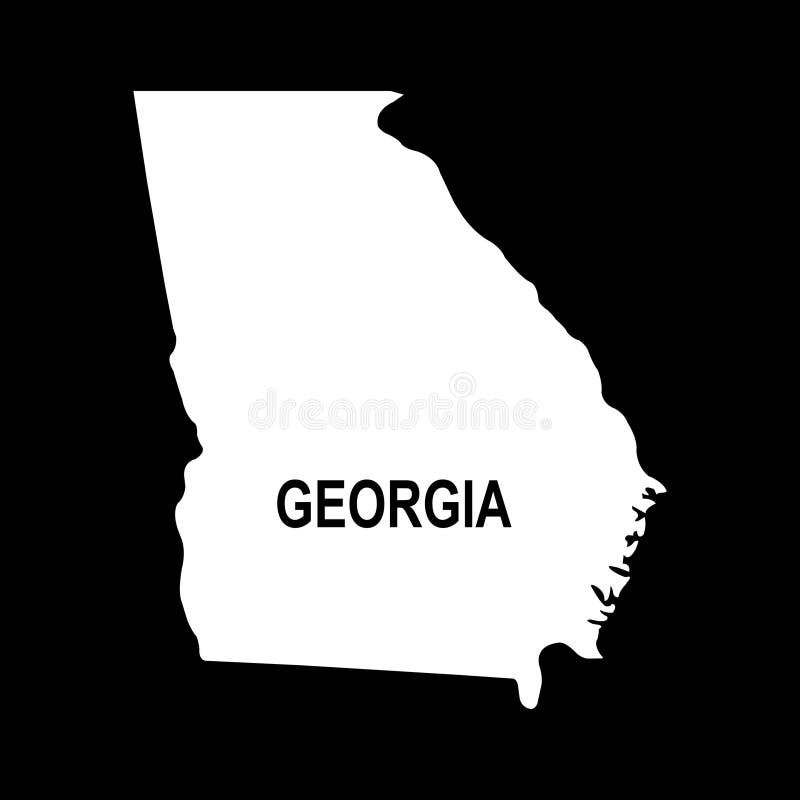 Georgia map icon stock vector. Illustration of states - 300069759