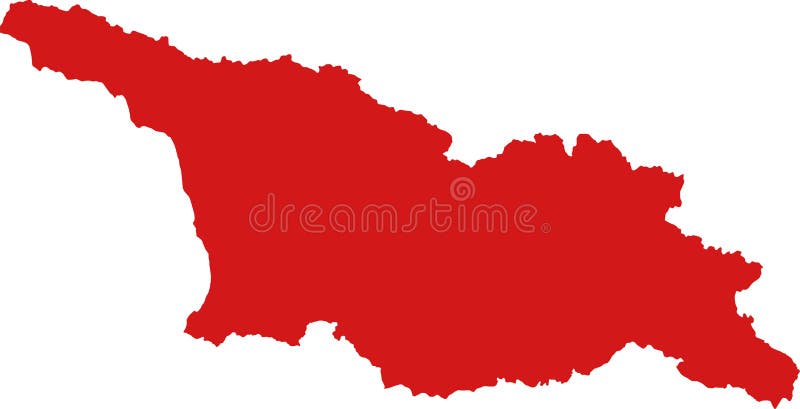 Georgia map vector stock vector. Illustration of vector - 107166807