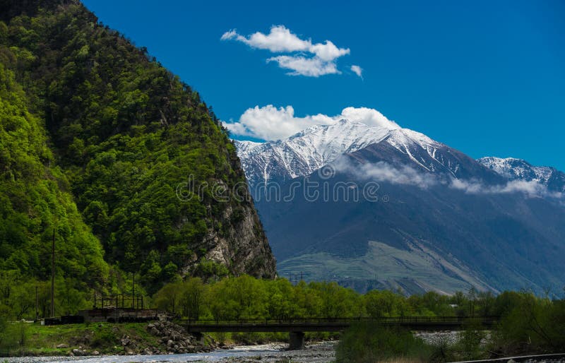 Georgia Mountains Landscape Stock Image - Image of gudauri, hill: 40612367