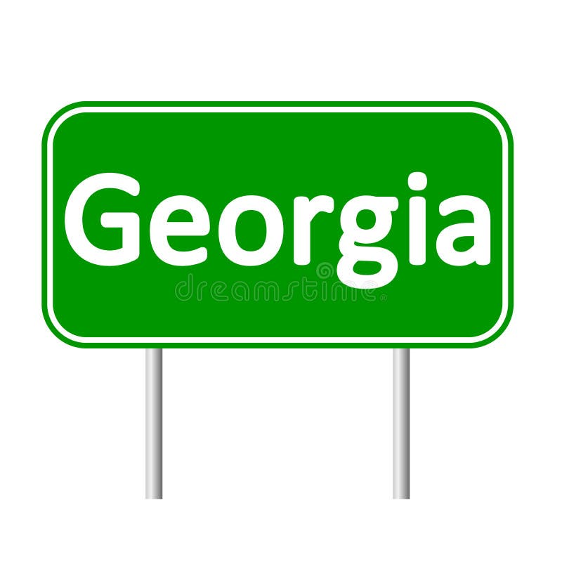 Georgia highway sign stock vector. Illustration of american - 3340159