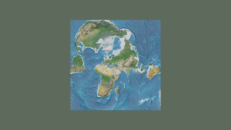 Georgia - Satellite. Centered in a Square Stock Illustration ...