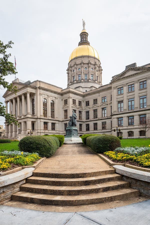 The Georgia State Capitol, in Atlanta, Georgia Stock Image - Image of ...