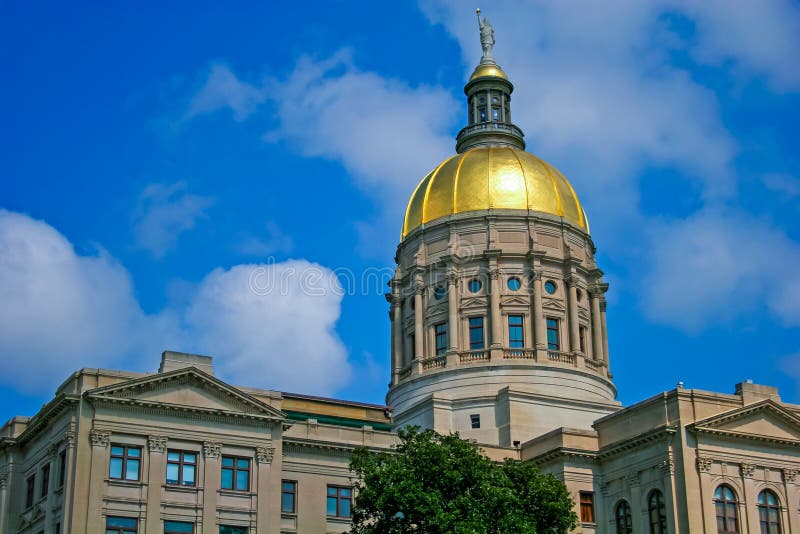 Georgia State Capitol Building Stock Image - Image of dome, historic ...