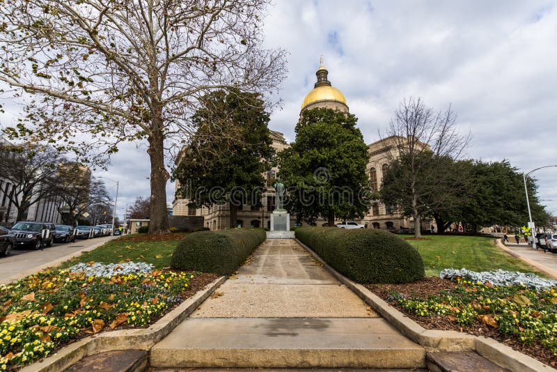 Georgia State Capitol Building in Atlanta, Georgia Stock Photo - Image ...