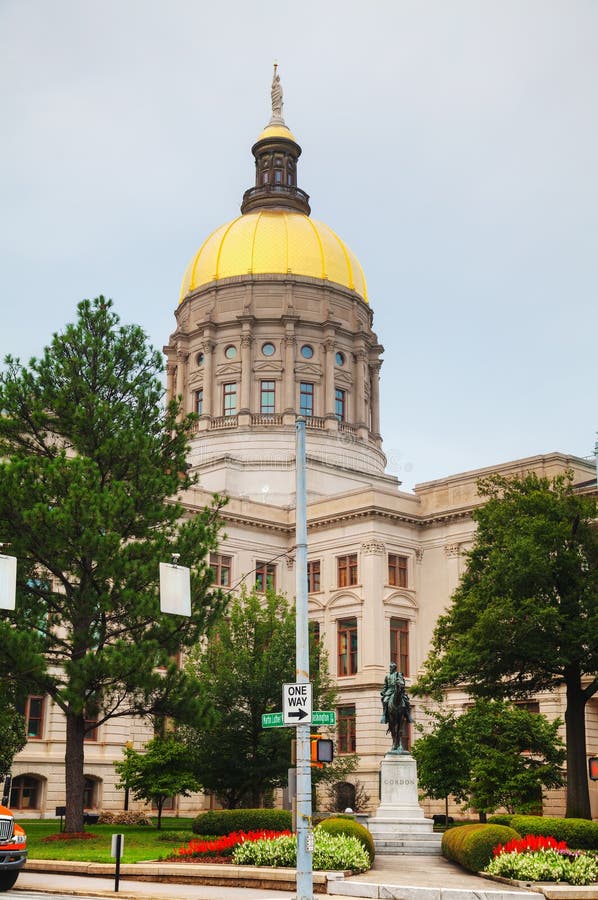 Georgia State Capitol Building in Atlanta Stock Photo - Image of city ...