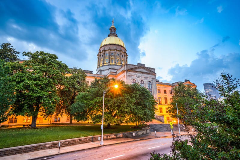 Georgia State capitol stock photo. Image of famous, cupola - 31492788
