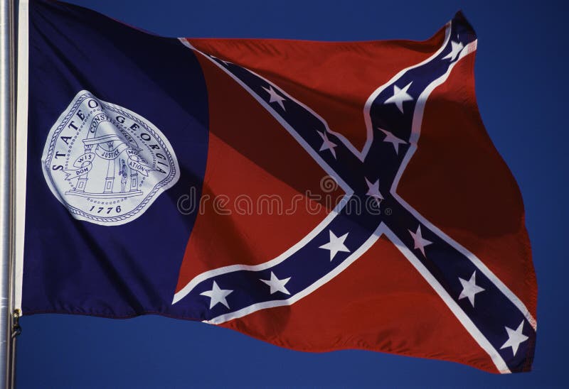 Current Georgia State Flag 2022