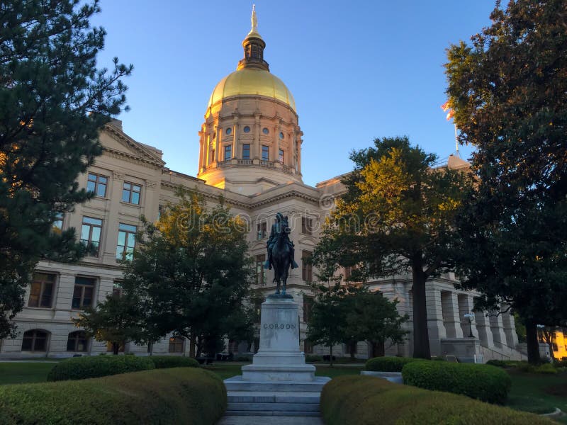 Georgia Statehouse, Atlanta, GA Imagem de Stock Editorial - Imagem de ...