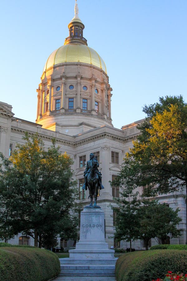 The Georgia Statehouse, Atlanta, GA. Editorial Stock Image - Image of ...