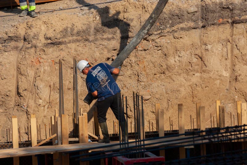 Georgia, Tbilisi - October 27, 2020: the Process of Building a House ...