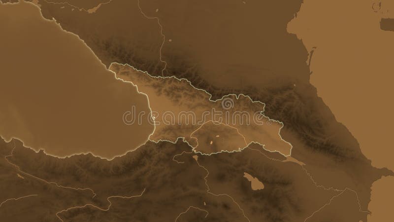 Georgia - Tint. Composition Stock Illustration - Illustration of bumped ...