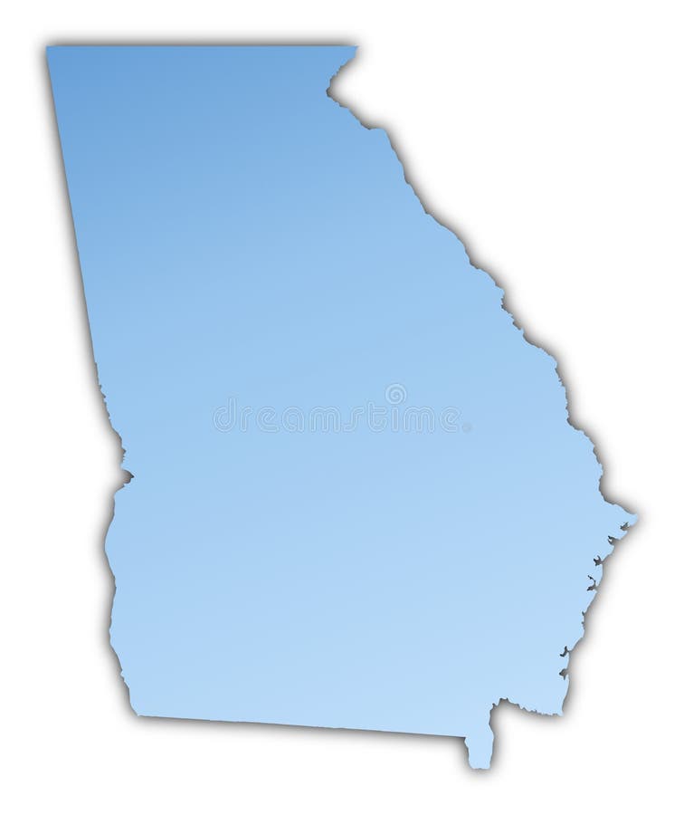 State of Georgia stock vector. Illustration of atlas, american - 9813080