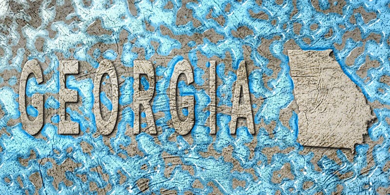 Georgia Water Management Concept Stock Illustration - Illustration of ...