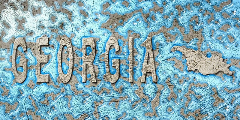 Georgia Water Management Concept Stock Illustration - Illustration of ...