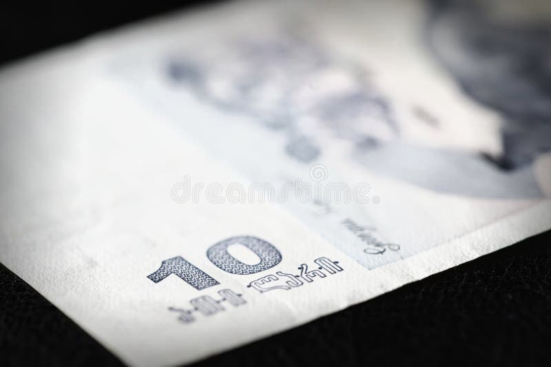 Georgian Banknote of Ten Lari Stock Photo - Image of force, note: 77919740
