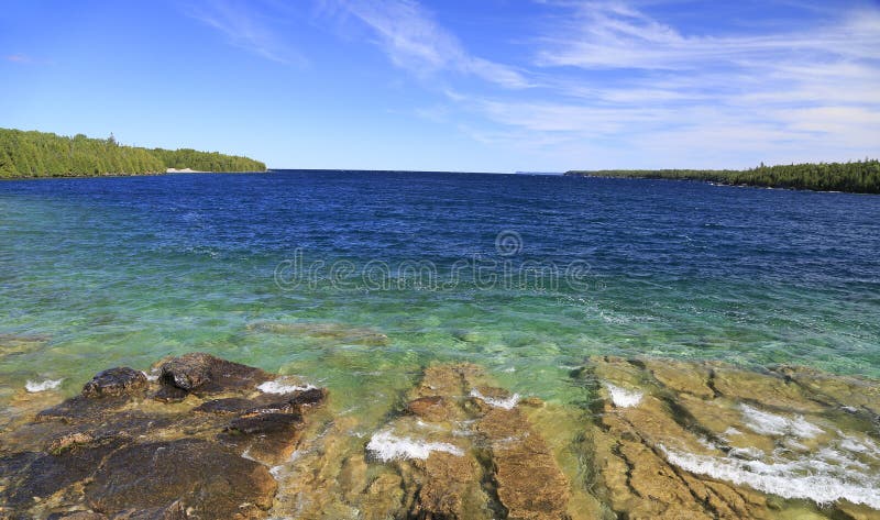 Georgian Bay, Lake Huron stock photo. Image of colorful - 126175050