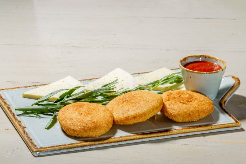 Georgian Cakes Mchadi Mchadi Corn Cakes - a Dish of Georgian Cuisine ...