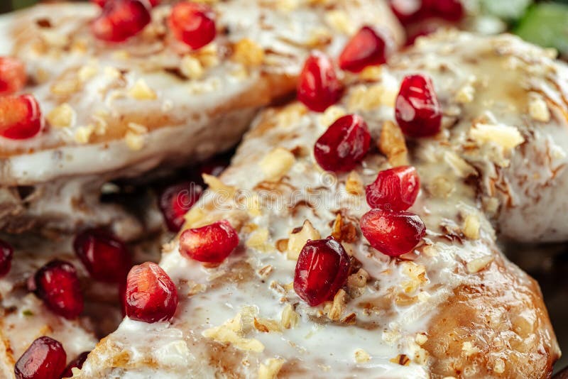 Georgian Chkmeruli stock photo. Image of meat, chicken - 192190632