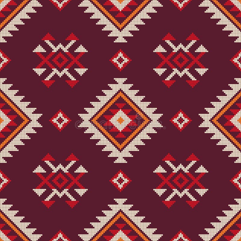 Georgian pattern stock vector. Illustration of national - 43831730