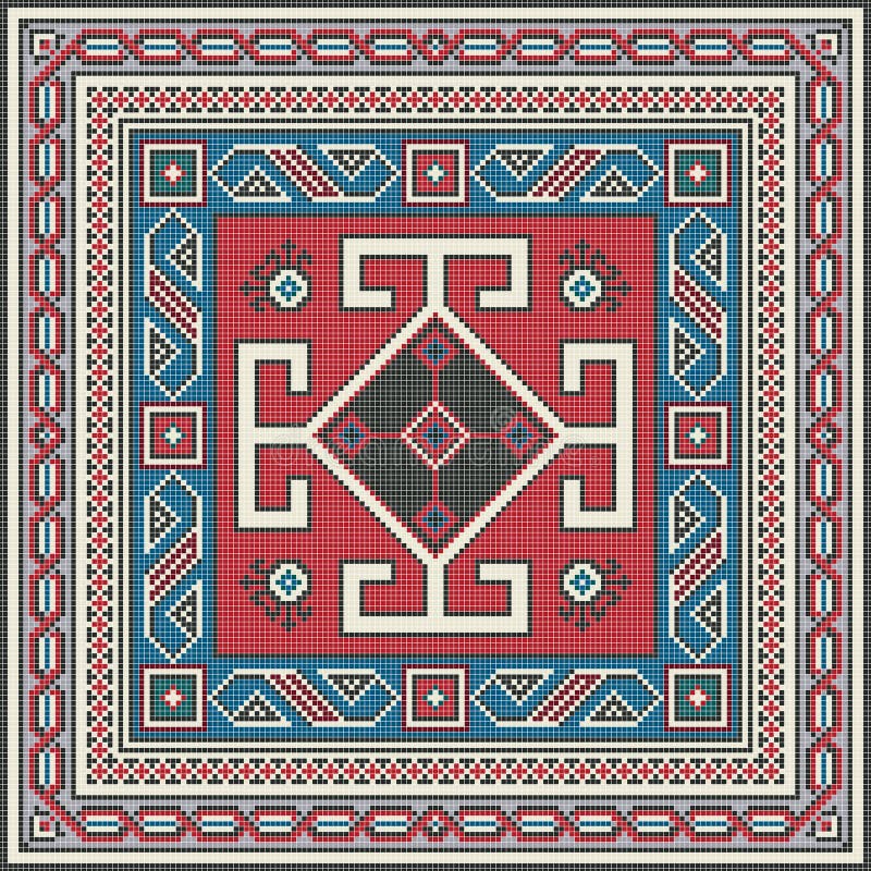 Georgian Embroidery Pattern 73 Stock Vector - Illustration of texture ...