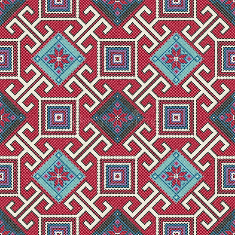 Georgian Embroidery Pattern 78 Stock Vector - Illustration of ...