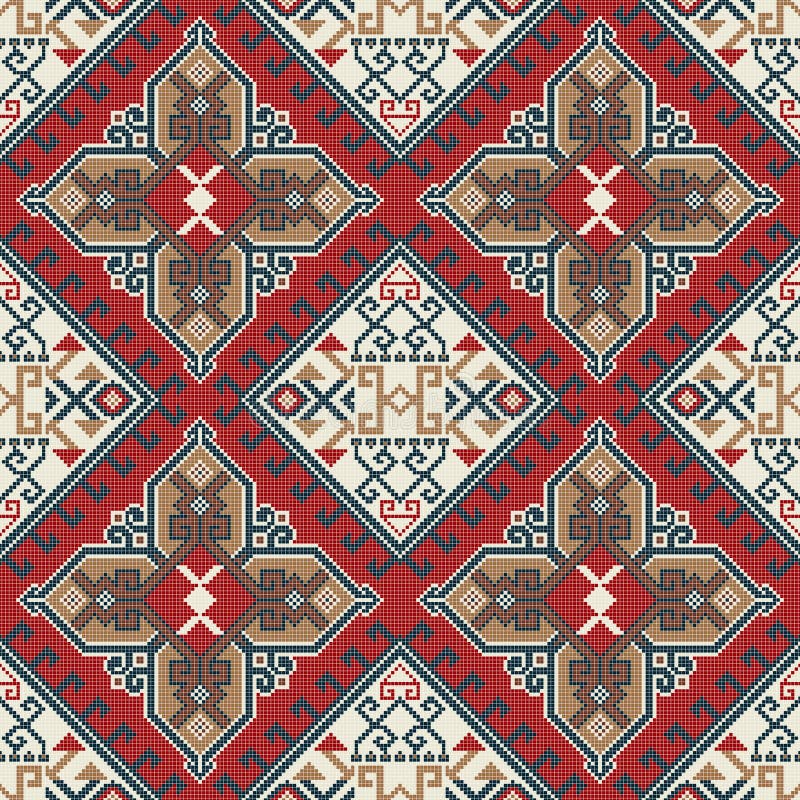 Georgian Embroidery Pattern 97 Stock Vector - Illustration of fashion ...