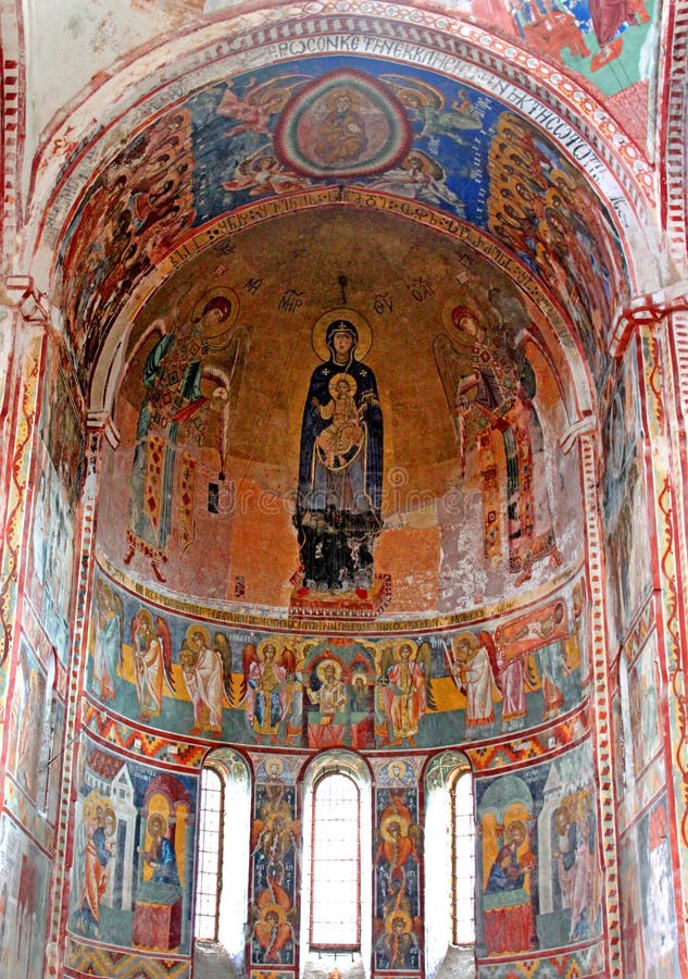 Georgian Orthodox Monastery Gelati Stock Image - Image of holy, chapel ...