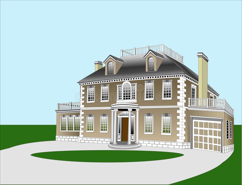 Georgian Style stock vector. Illustration of georgian - 2209078